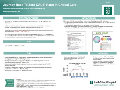 "Journey Back to Zero CAUTI Harm in Critical Care" by Sashah Topping ...